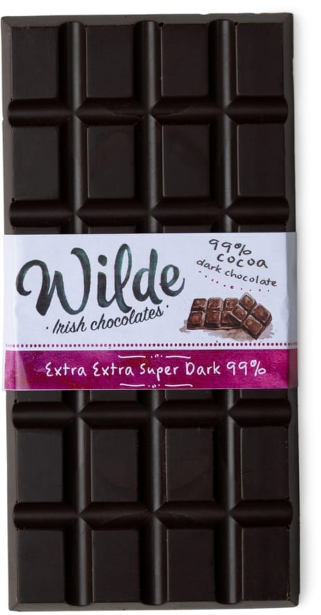 99% Extra Super Dark Chocolate Bars | Wilde Irish Chocolates